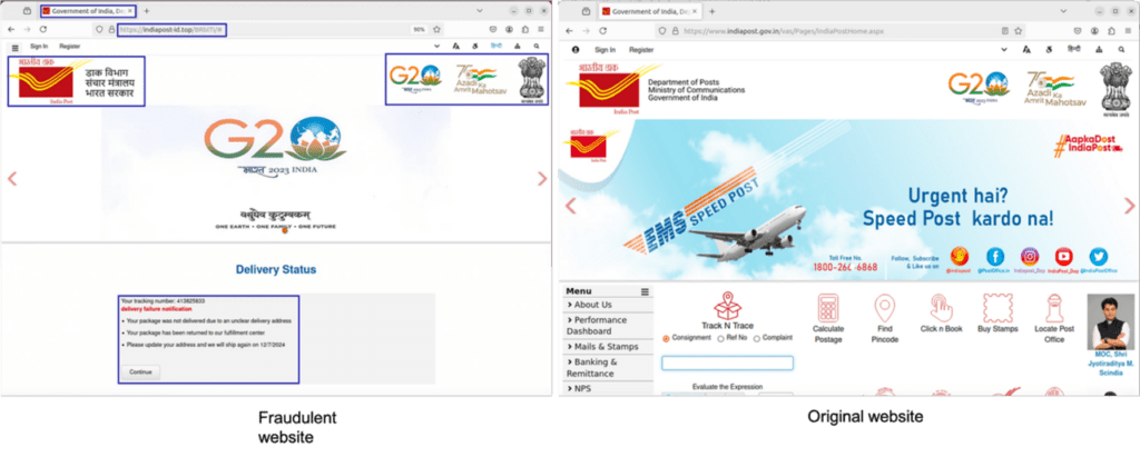 India Post Phishing Campaign: A Threat to iPhone Users in India