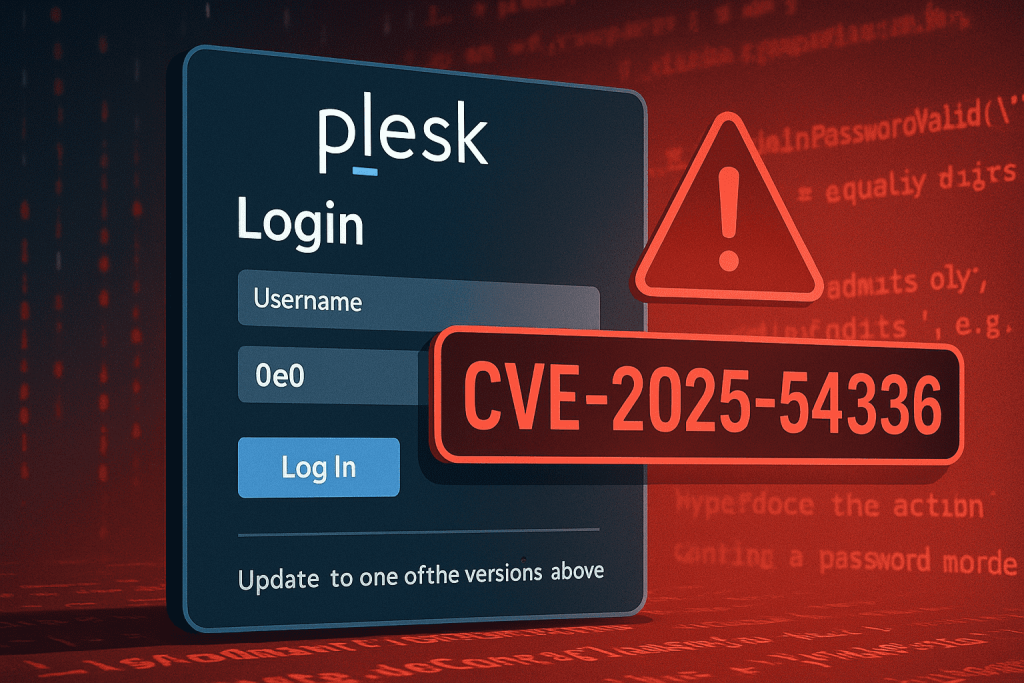 CVE-2025-54336 (CVSS 9.8): Critical Flaw in Plesk Obsidian Exposes ...