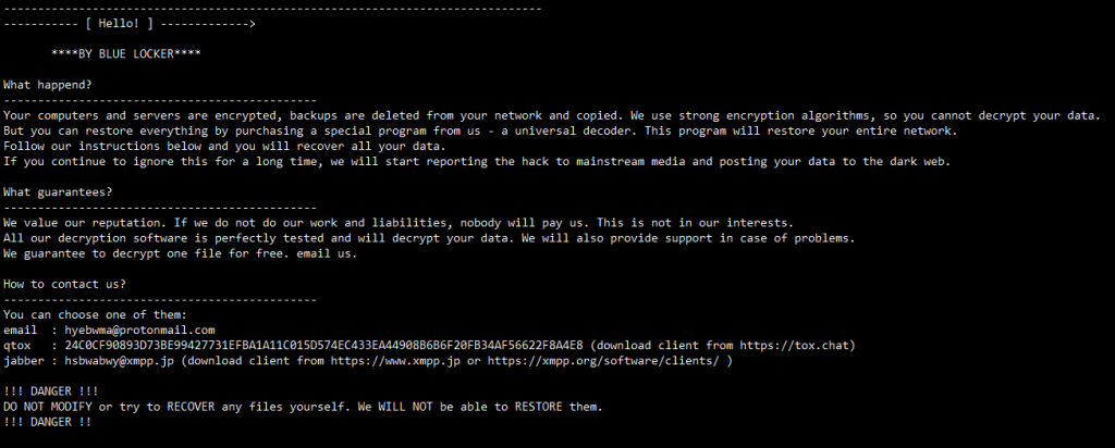 Pakistan Under Cyberattack: Unmasking the Blue Locker Ransomware Campaign