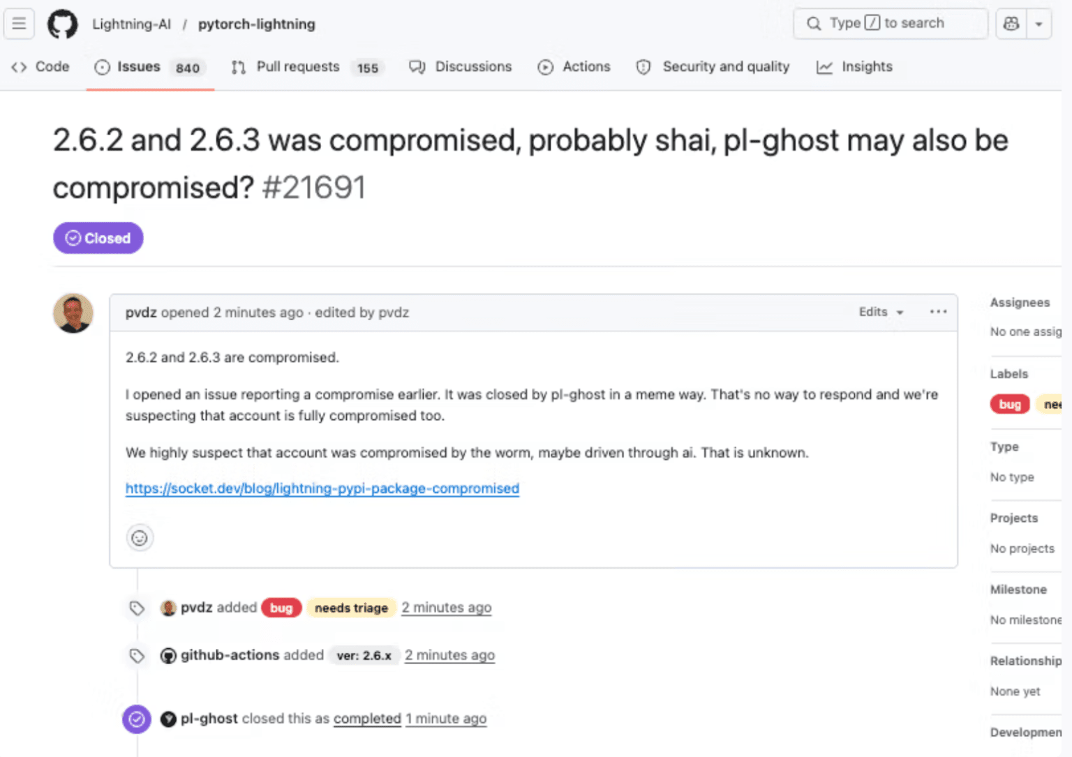 AI's Supply Chain Nightmare: The Lightning Framework Worm and the ...